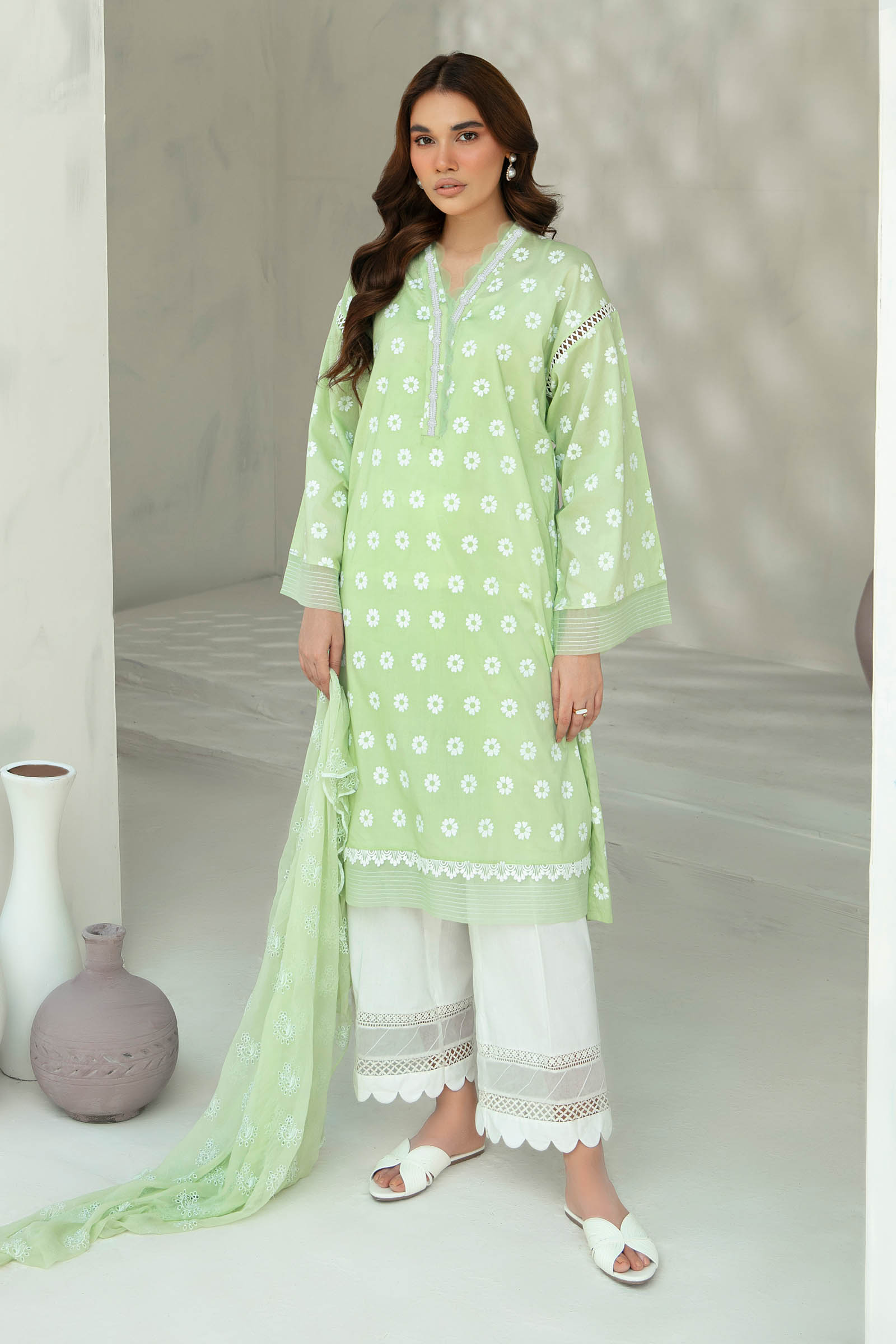 Shirt Mint Green MB-EA23-101 – M.Basics by Maria.B. (AE)