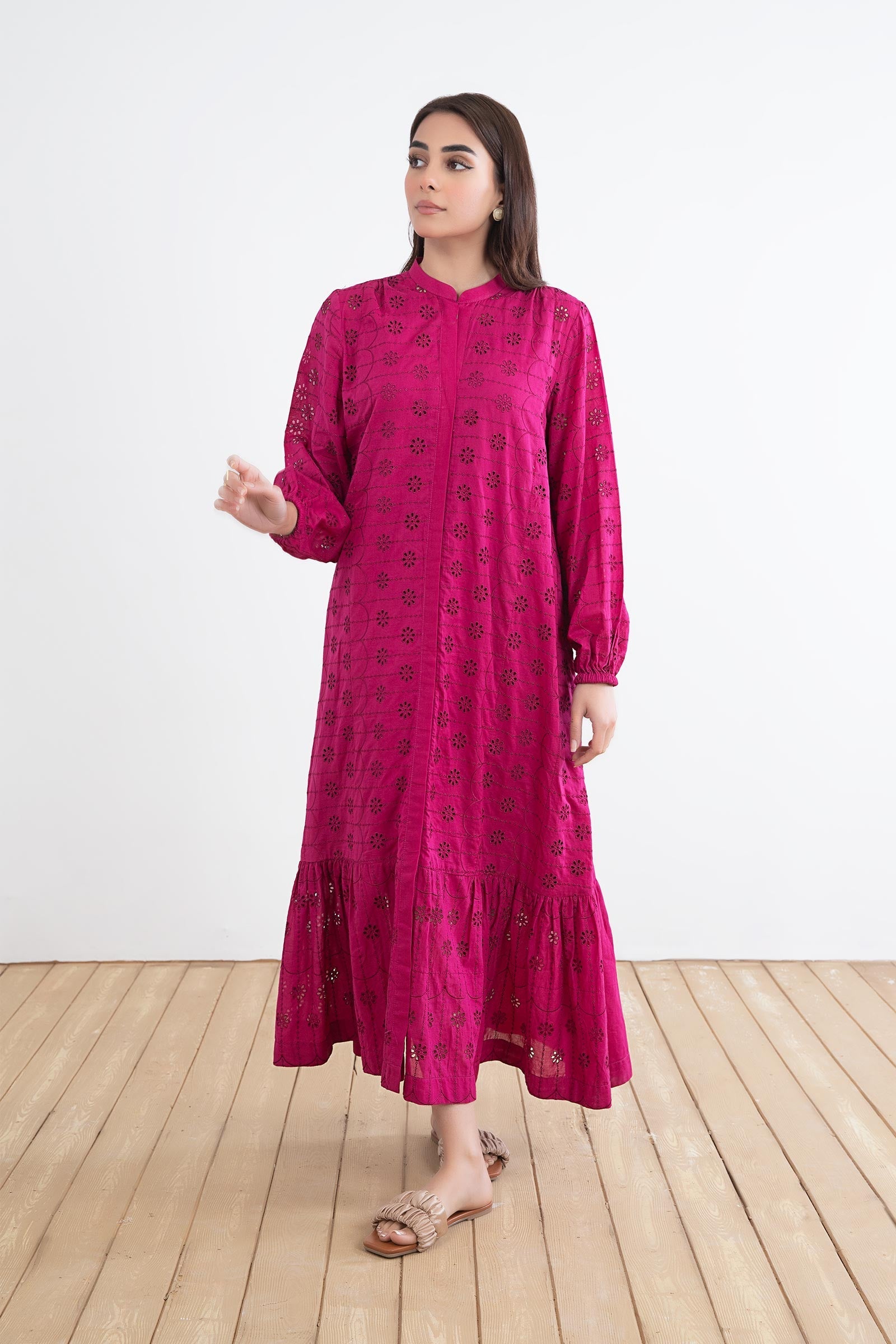 Embroidered Lawn Dress | MB-EF24-162 – M.Basics by Maria.B. (AE)