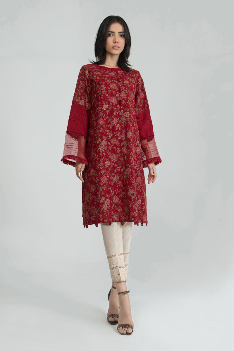 Shirt Maroon MB-W22-218 – M.Basics by Maria.B. (AE)